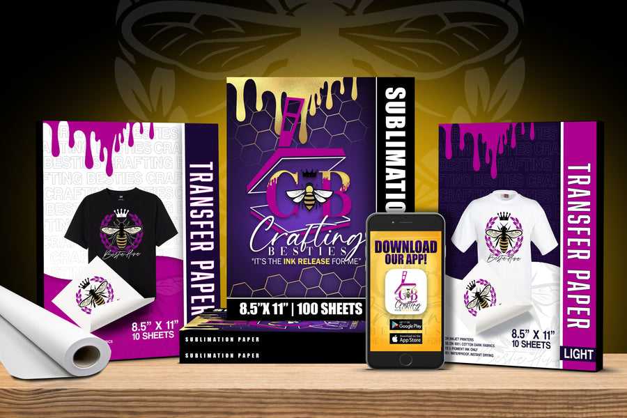SUBLIMATION PAPER 123G| CRAFTING BESTIES SASHA ®| BUNDLE | PURPLE ...