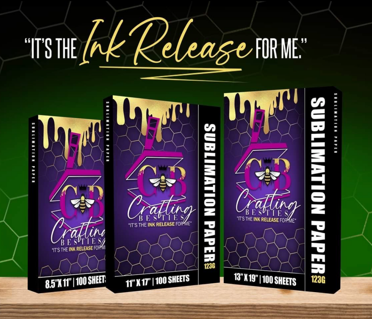 SUBLIMATION PAPER 123G| CRAFTING BESTIES SASHA ®| BUNDLE | PURPLE ...